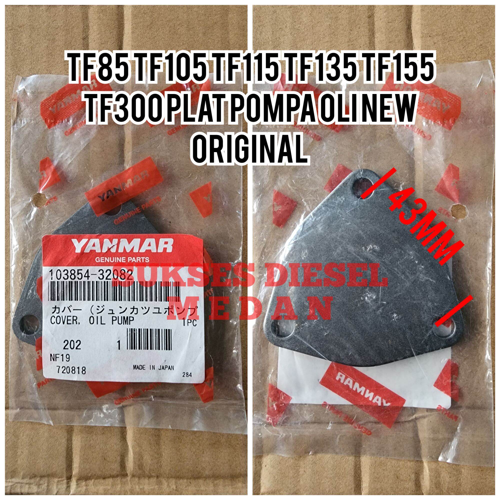 TF85 TF105 TF115 TF135 TF155 TF300 Cover Lub Oil Pump Plat Tutup Pompa ...