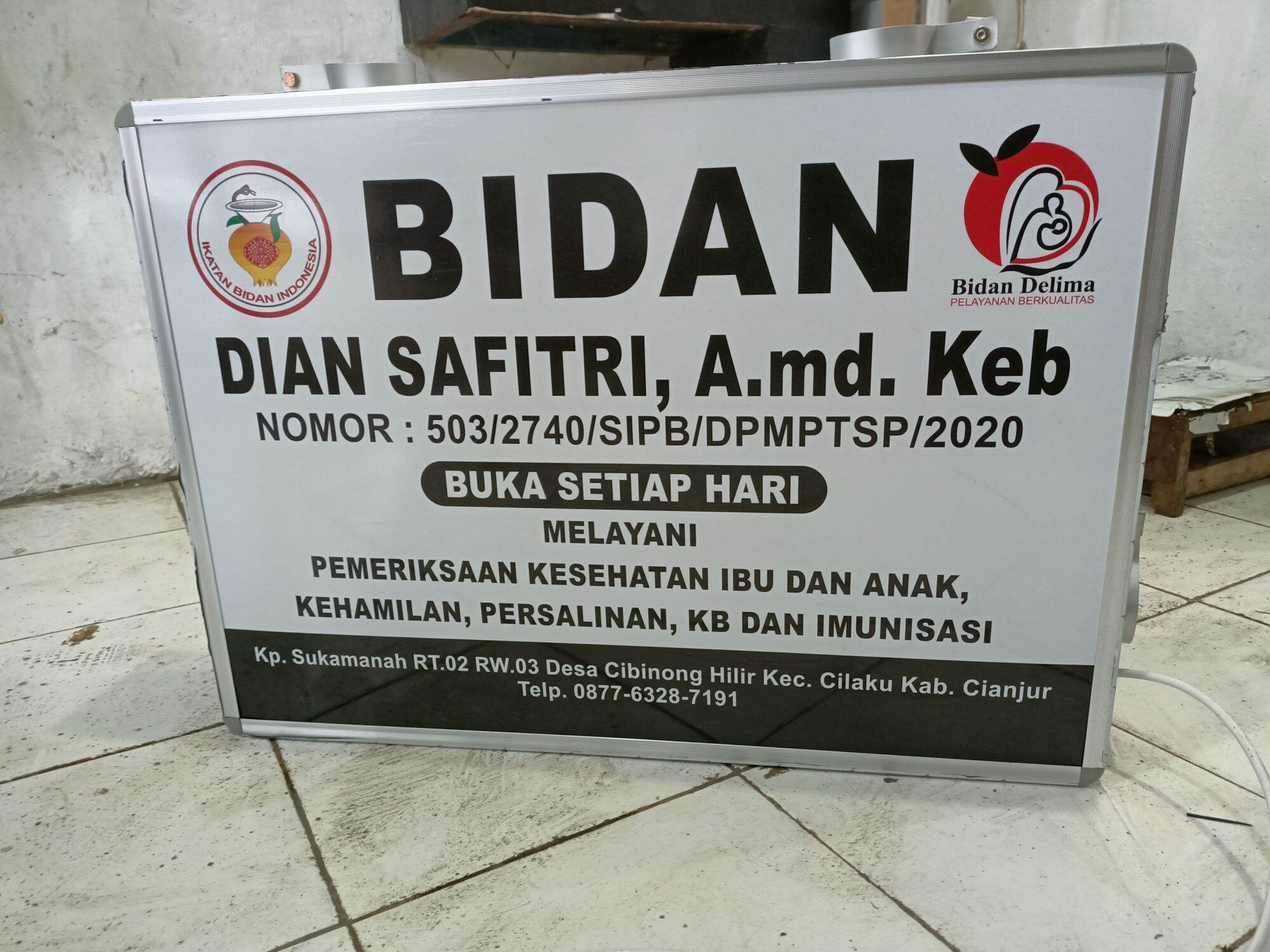 Neon box 2muka akrilik uk 60x40 custom gambar | Lazada Indonesia