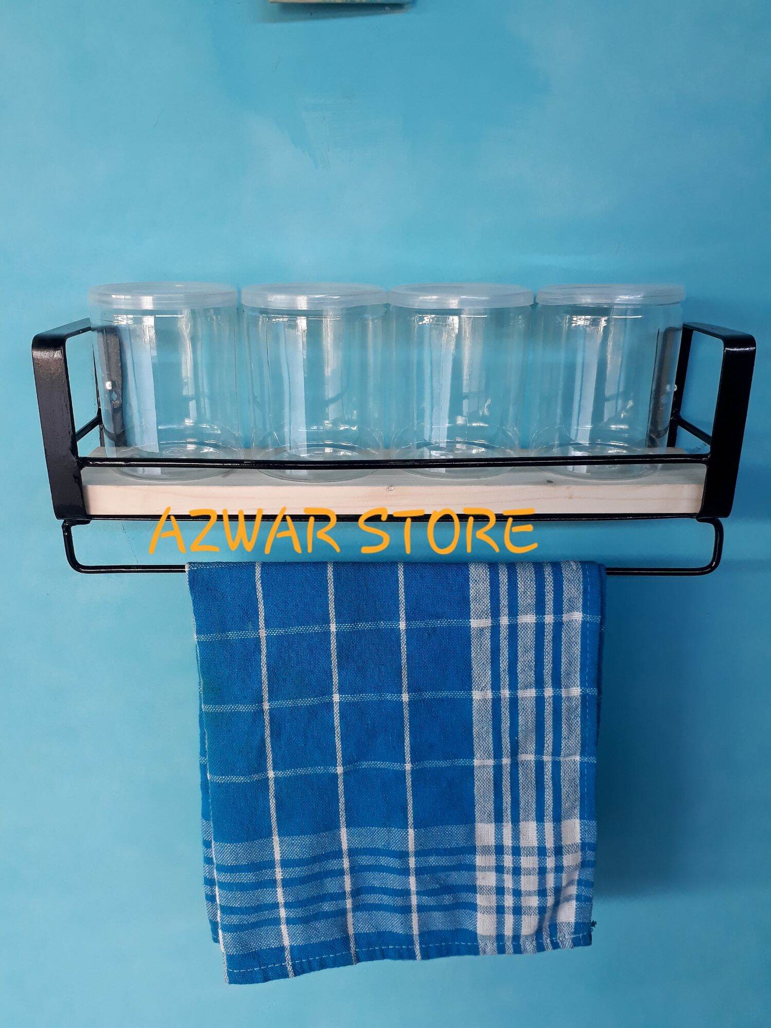 Rak besi gantung ambalan serbaguna | Lazada Indonesia