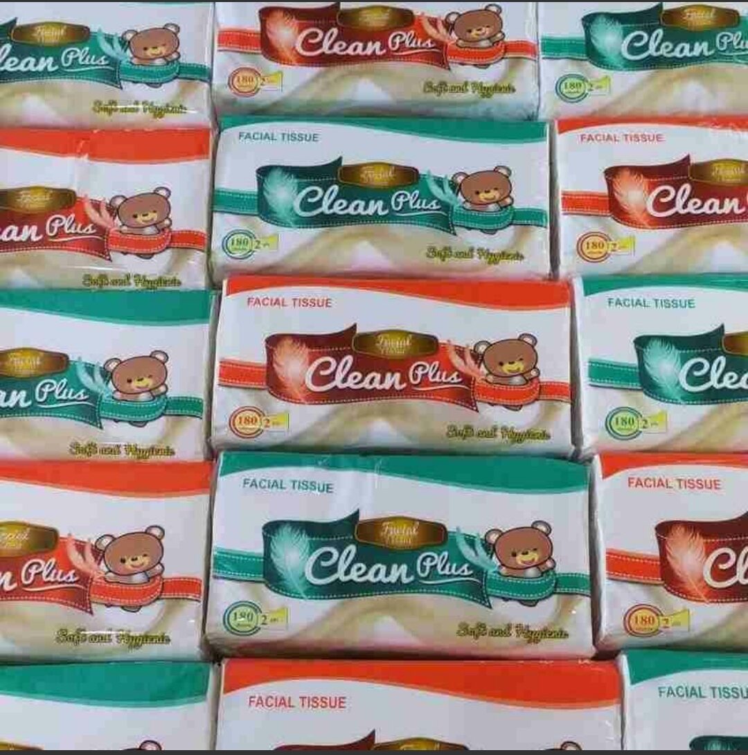 Tissue Clean plus 180 sheet 2 ply | Lazada Indonesia