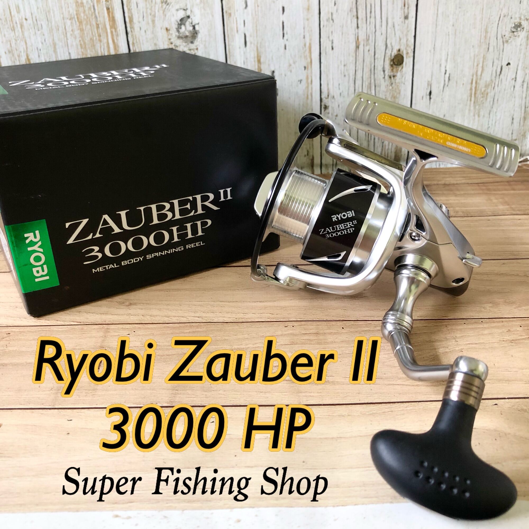 Reel Ryobi Zauber II 3000HP Metal Body dan Power Handle | Lazada Indonesia