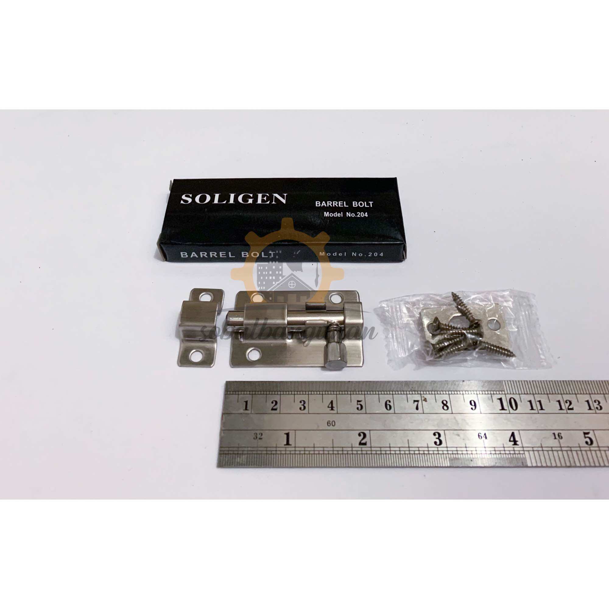 SOLIGEN Grendel Pintu Jendel 2 3 4 6 Stainless Steel Tebal | Lazada ...