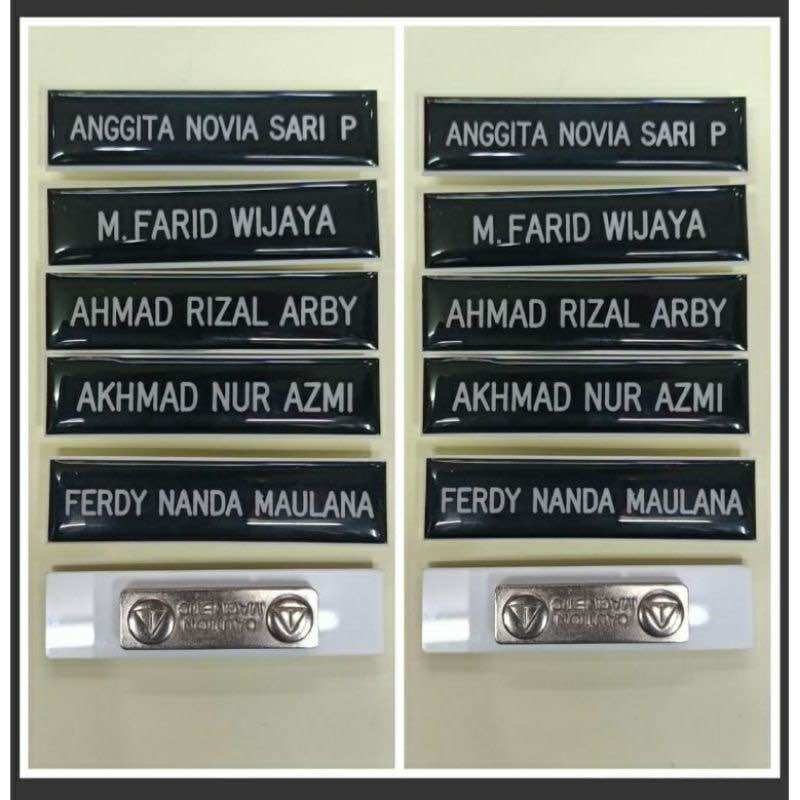 Pin Magnet Papan Nama Name Tag Guru Akrilik | Lazada Indonesia