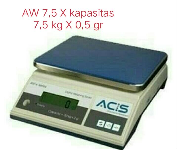 TIMBANGAN DIGITAL 7,5 KG ACIS / AW 7,5 X , MULTI PURPOSE SCALE | Lazada Indonesia