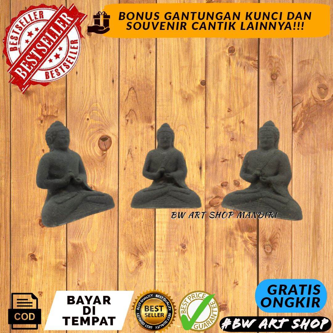 MINIATUR PATUNG BUDHA DUDUK 5 POSISI TANGAN | HIASAN AKUARIUM ...