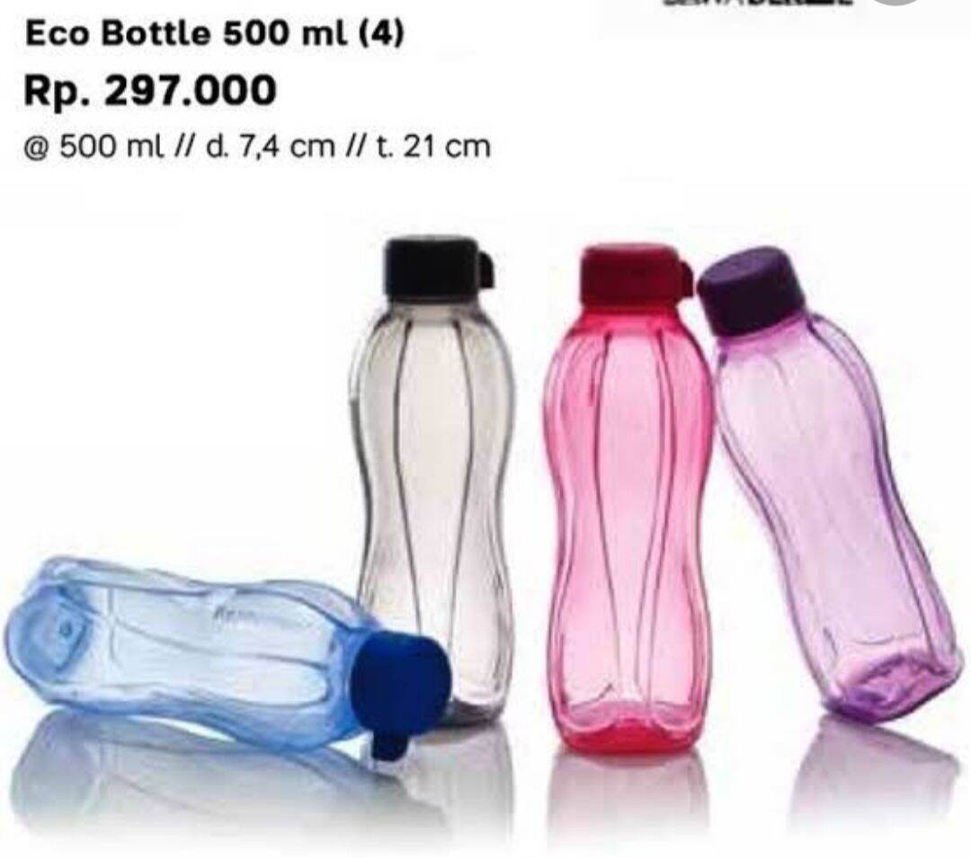 Eco botol tupperware 500ml (1pcs) | Lazada Indonesia