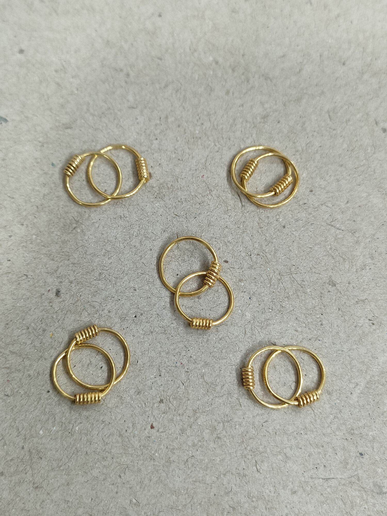 anting bayi model knip kawat 1/4 gram emas muda | Lazada Indonesia