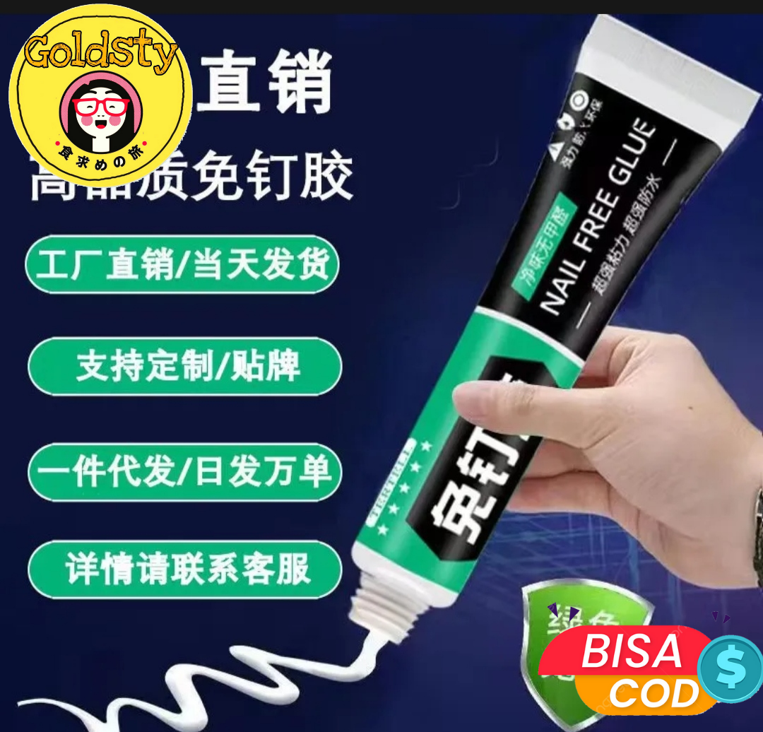 LEM PENGGANTI PAKU Tembok / Nail Free Glue TERTELL 60 gr / SERBAGUNA ...