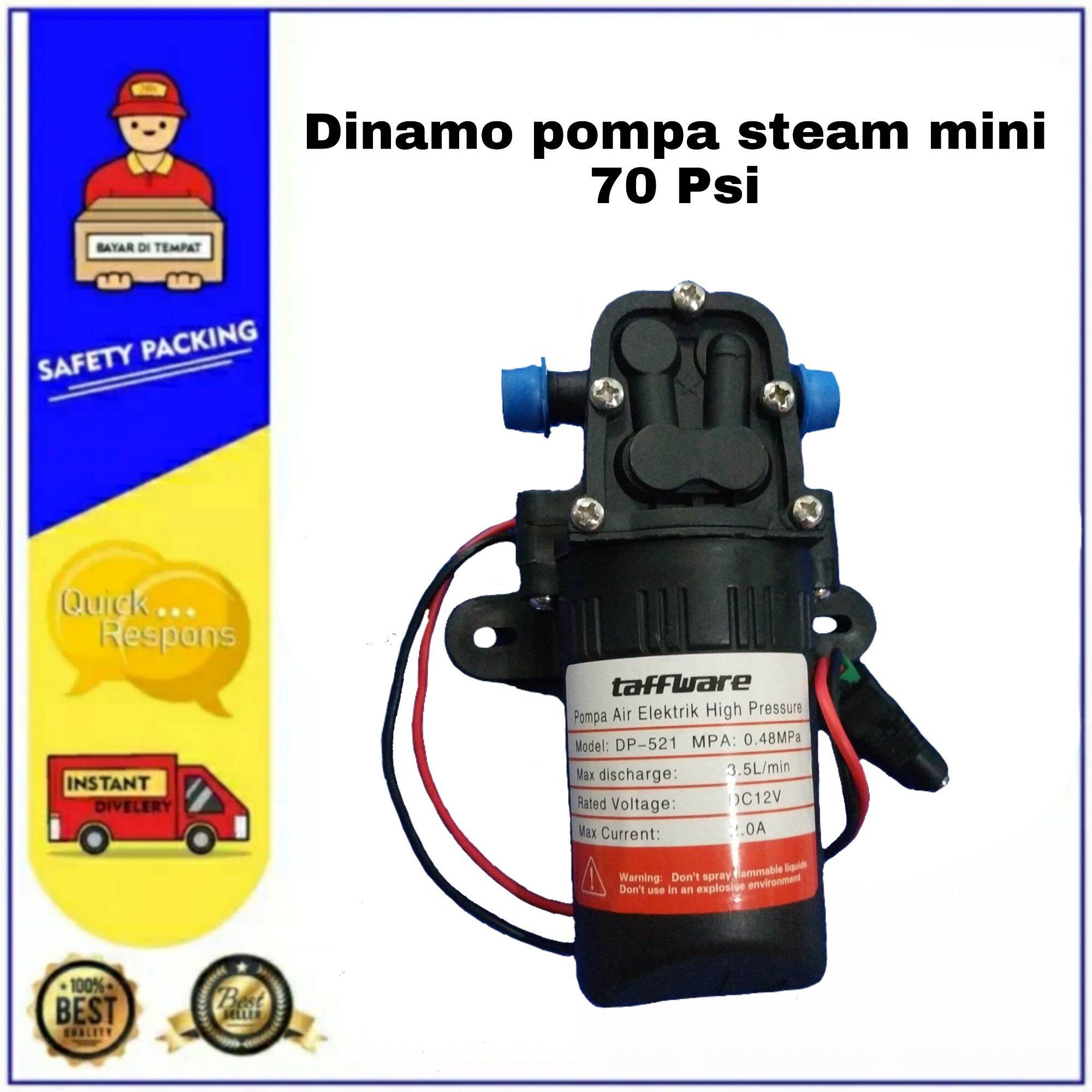 Dinamo pompa steam mini 70 Psi | Lazada Indonesia
