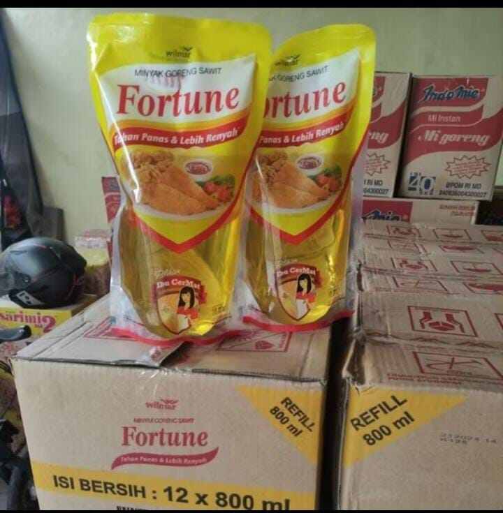minyak goreng sawit Fortune 800ml isi 6pcs | Lazada Indonesia