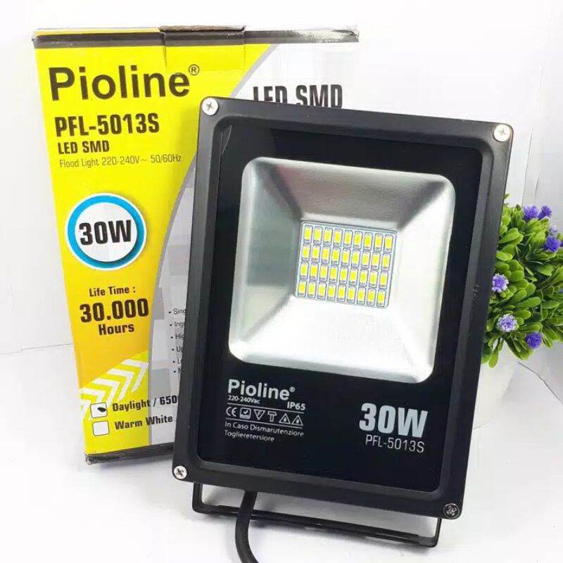Lampu Sorot LED 30 Watt pioline / Lampu Tembak Floodlight 30w Outdoor / Panggung / Lapangan ...
