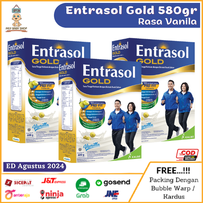 Susu Entrasol Gold Vanila 580gr | Lazada Indonesia