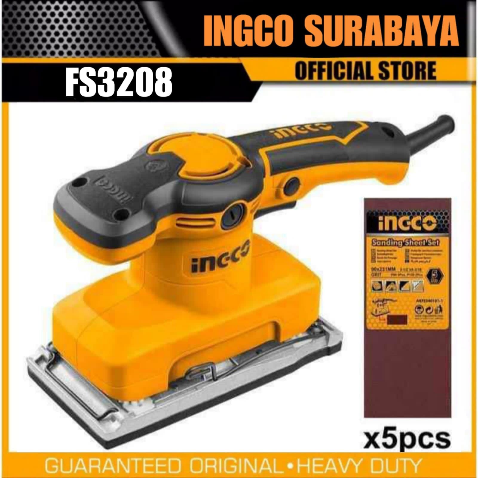INGCO FS3208 Mesin amplas finishing sander 320Watt | Lazada Indonesia