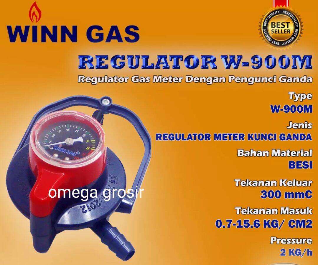 REGULATOR WIN GAS W 900 METER / REGULATOR WIN GAS PENGAMAN GANDA ...