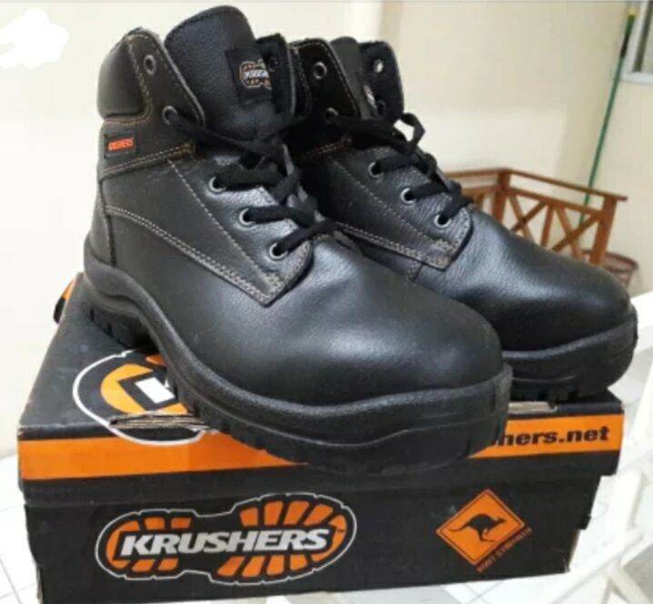 Sepatu Safety Krushers Dallas / Middle cut, Model tali 6 inch, sepatu ...