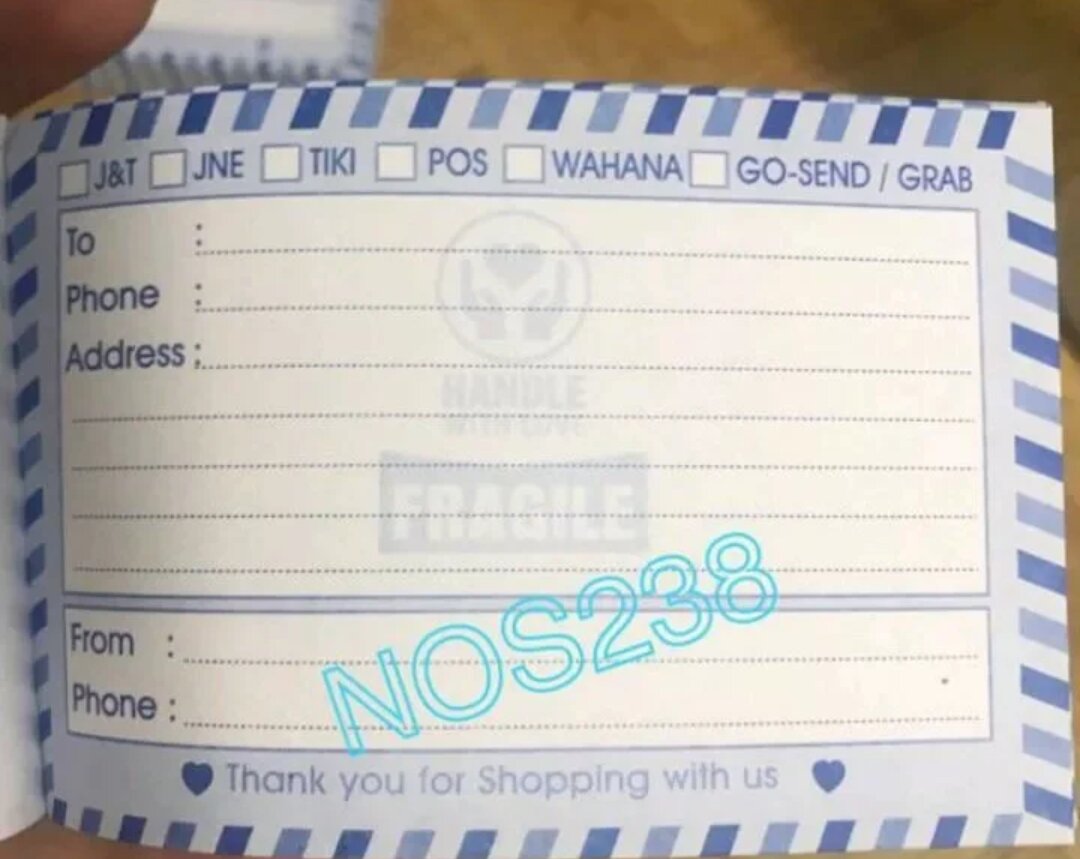 Nota format order/pesanan | Lazada Indonesia