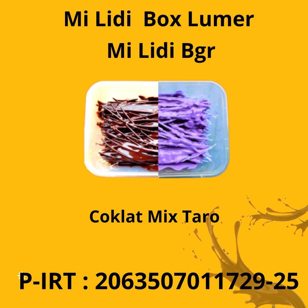 MI LIDI BOX COKLAT LUMER 2 RASA MURAH I MI LIDI BOX MIX COKLAT TIRAMISU ...