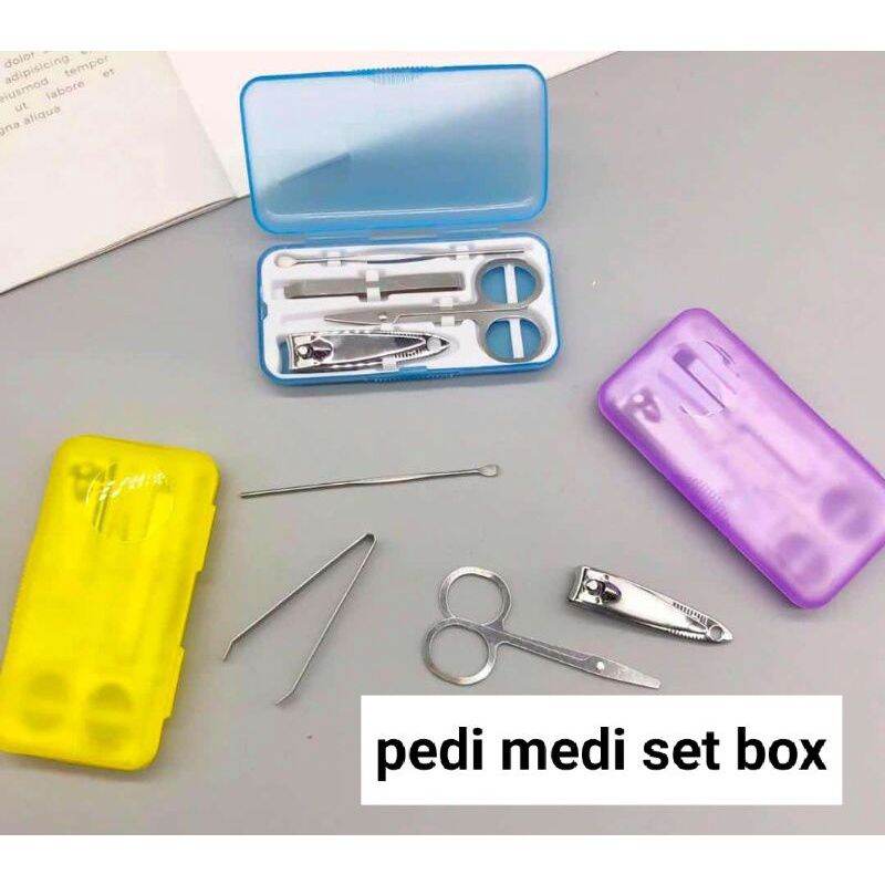 pedi medi set box | Lazada Indonesia