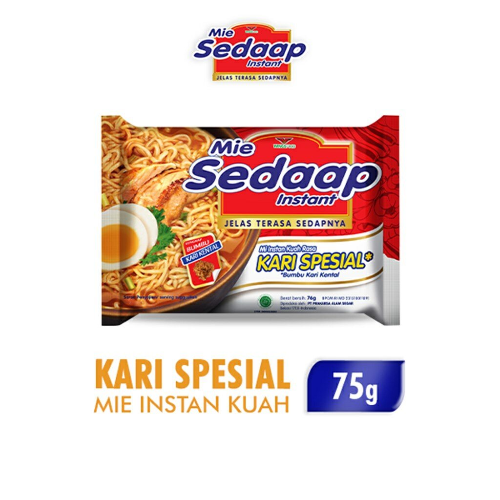 Mie Sedaap Kari Spesial 1 dus 40 pcs | Lazada Indonesia