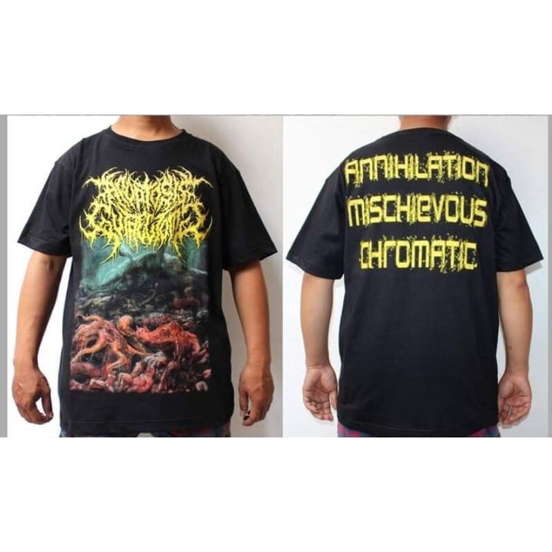 TSHIRT BAND METAL APOPTOSIS GUTRECTOMY ORI HADEATH | Lazada Indonesia