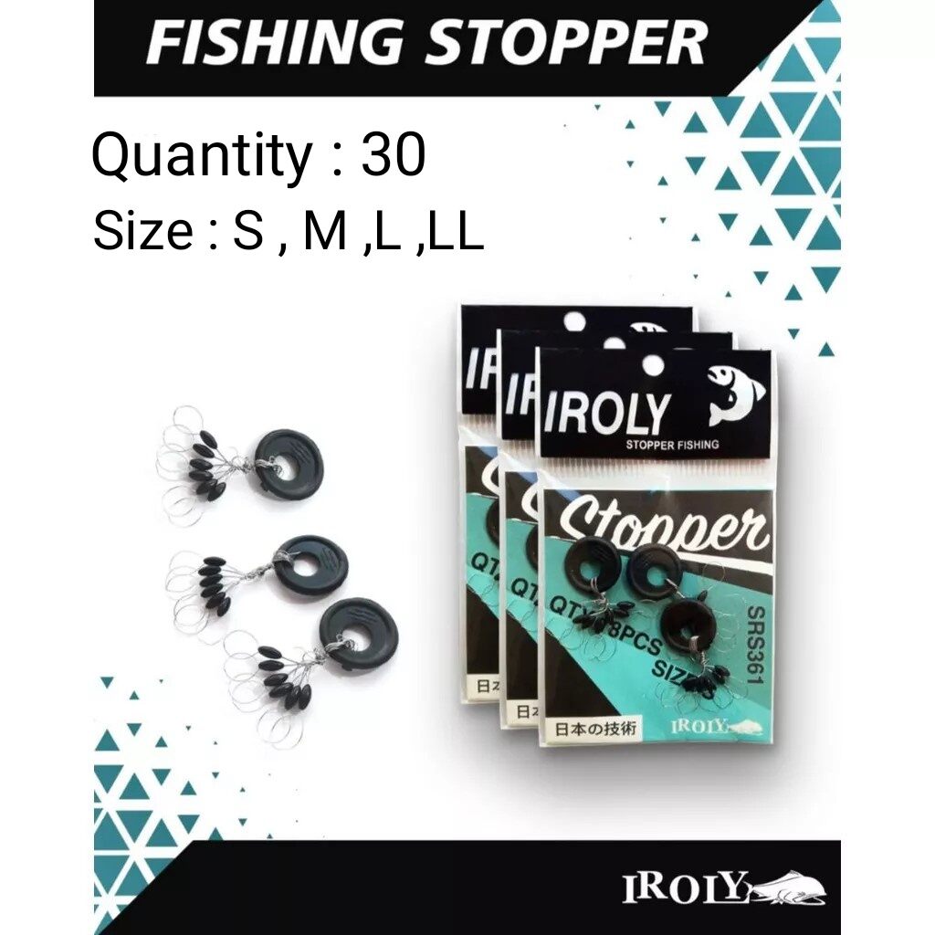 Aksesoris Stopper Pancing Iroly Model Bulat Hitam | Lazada Indonesia