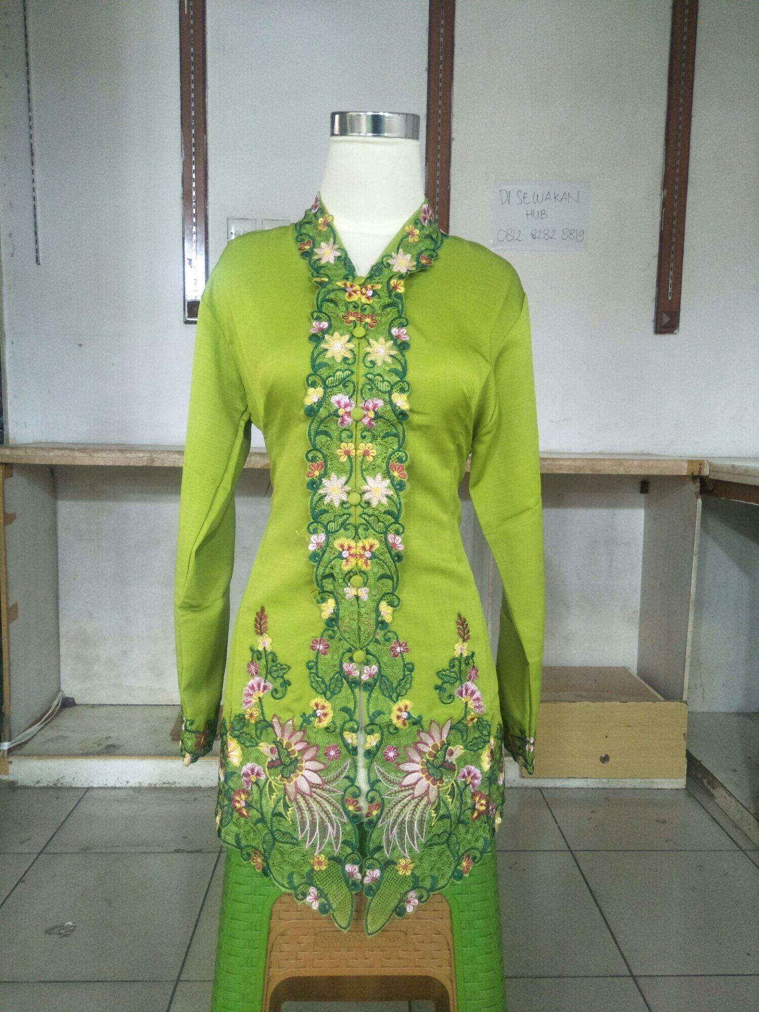 baju kebaya encim bordir//baju kebaya encim warna//baju kebaya encim ...