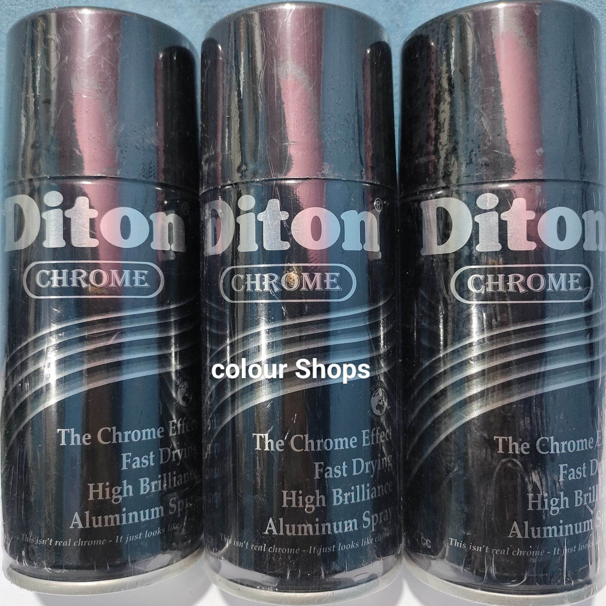 Diton Pilox Pilok Cat Semprot Chrome Crum Krom Krum 150cc Spray Paint ...