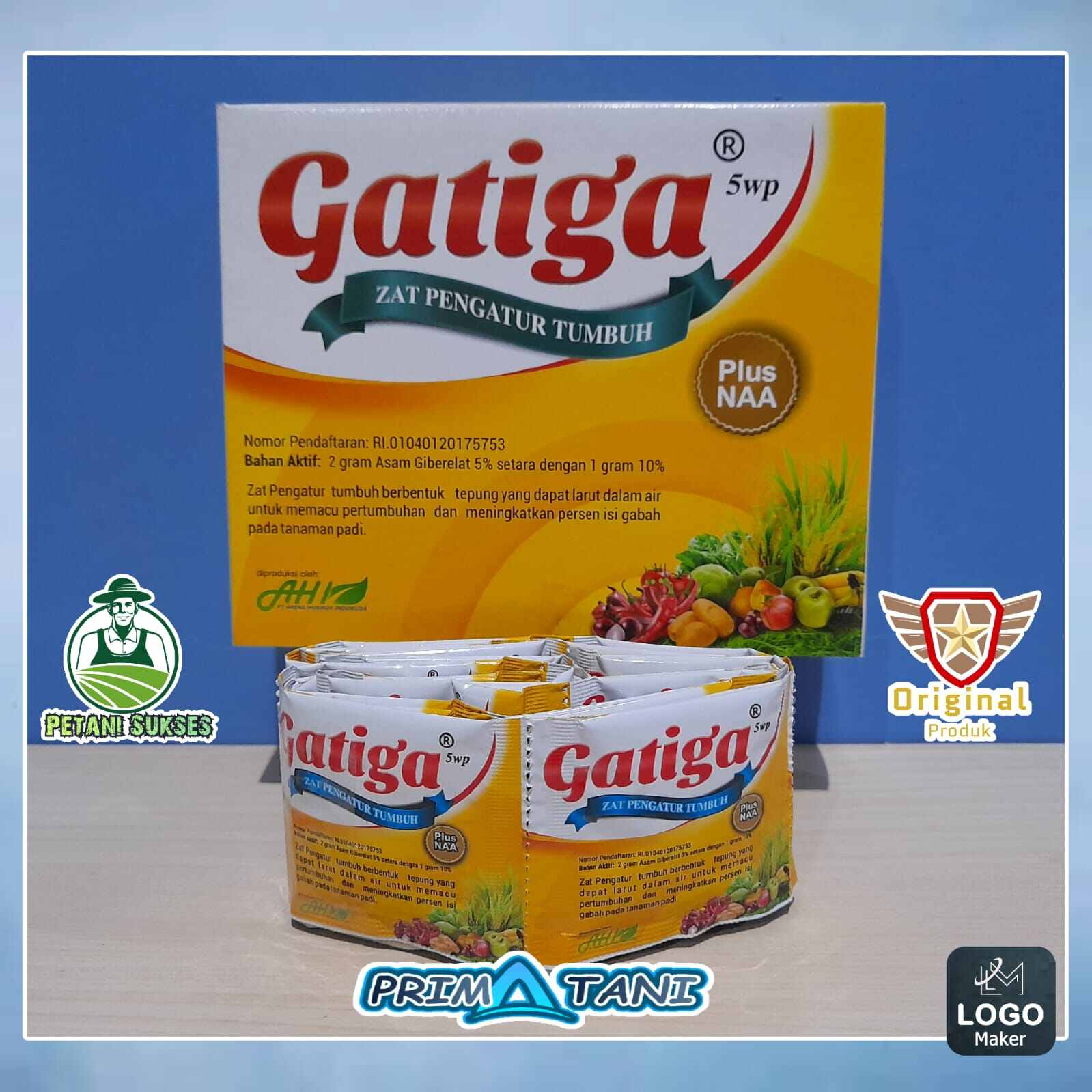 GATIGA - Zat Pengatur Tumbuh Tanaman Gatiga 2gr (1 Slop isi 100 pcs ...