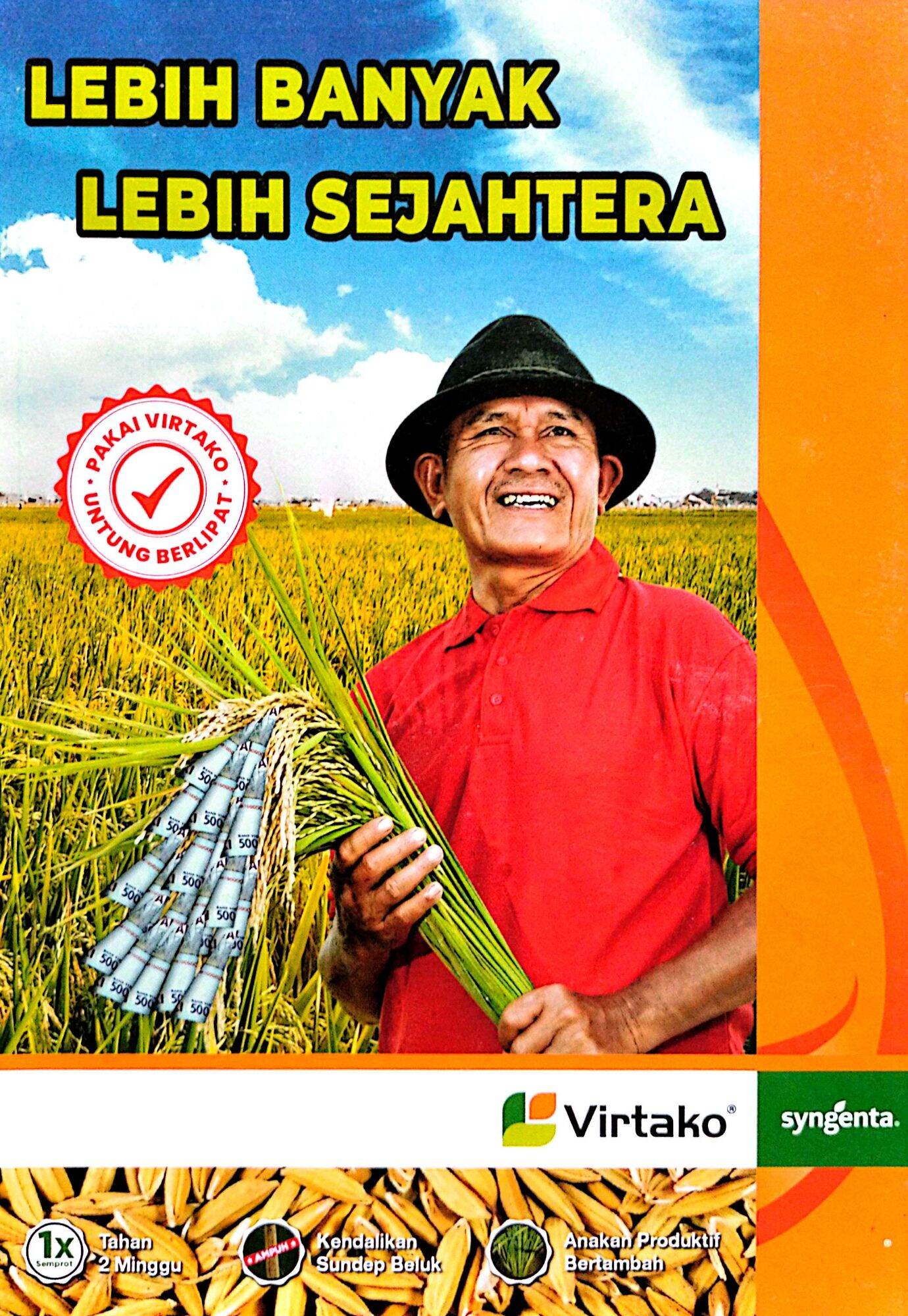 INSEKTISIDA - VIRTAKO 300SC 10ML - SASET - BASMI HAMA SUNDEP ULAT ...
