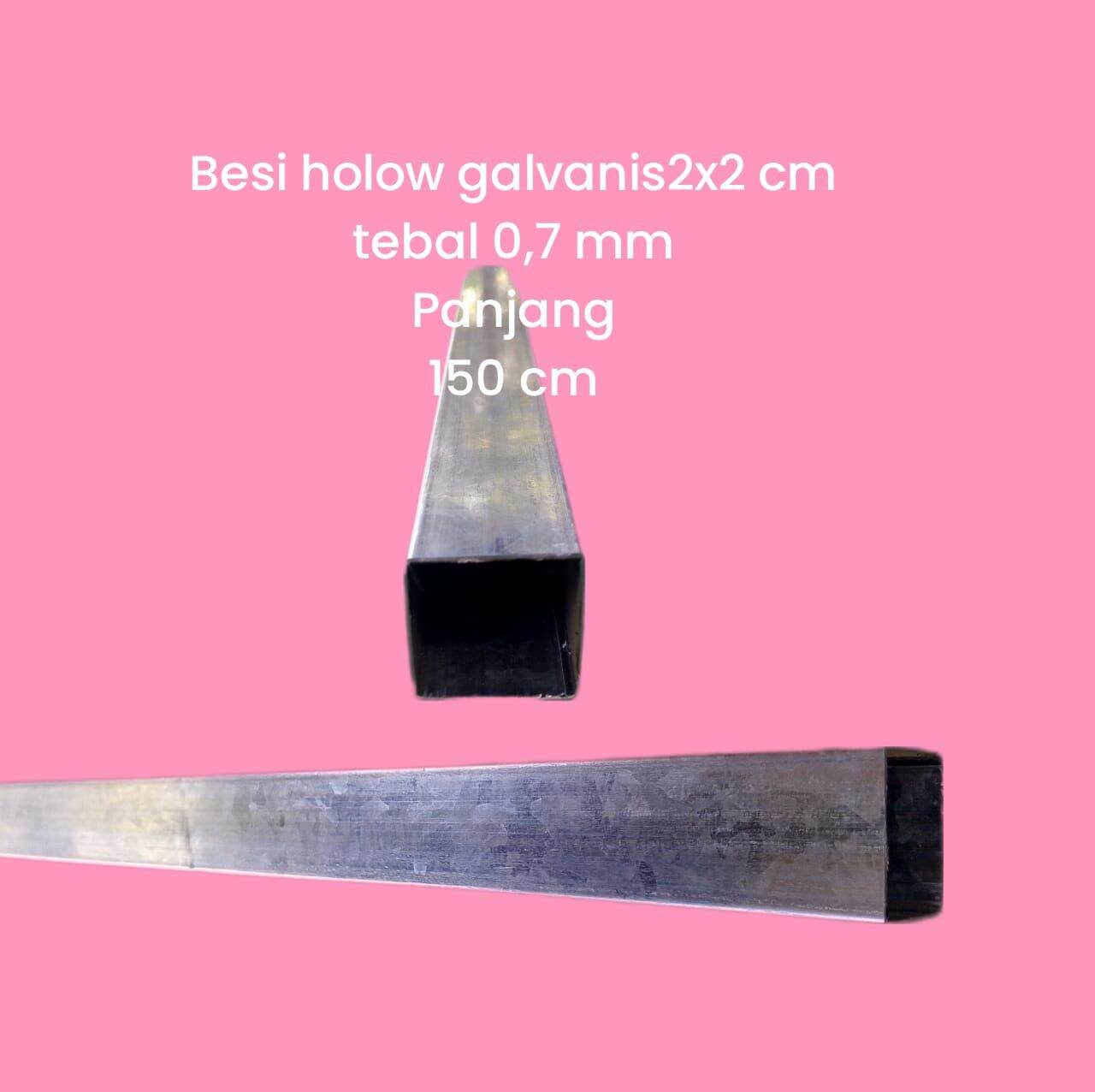 Besi Hollow Galvanis Ukuran 2x2 cm Ketebalan 0,7 mm | Lazada Indonesia