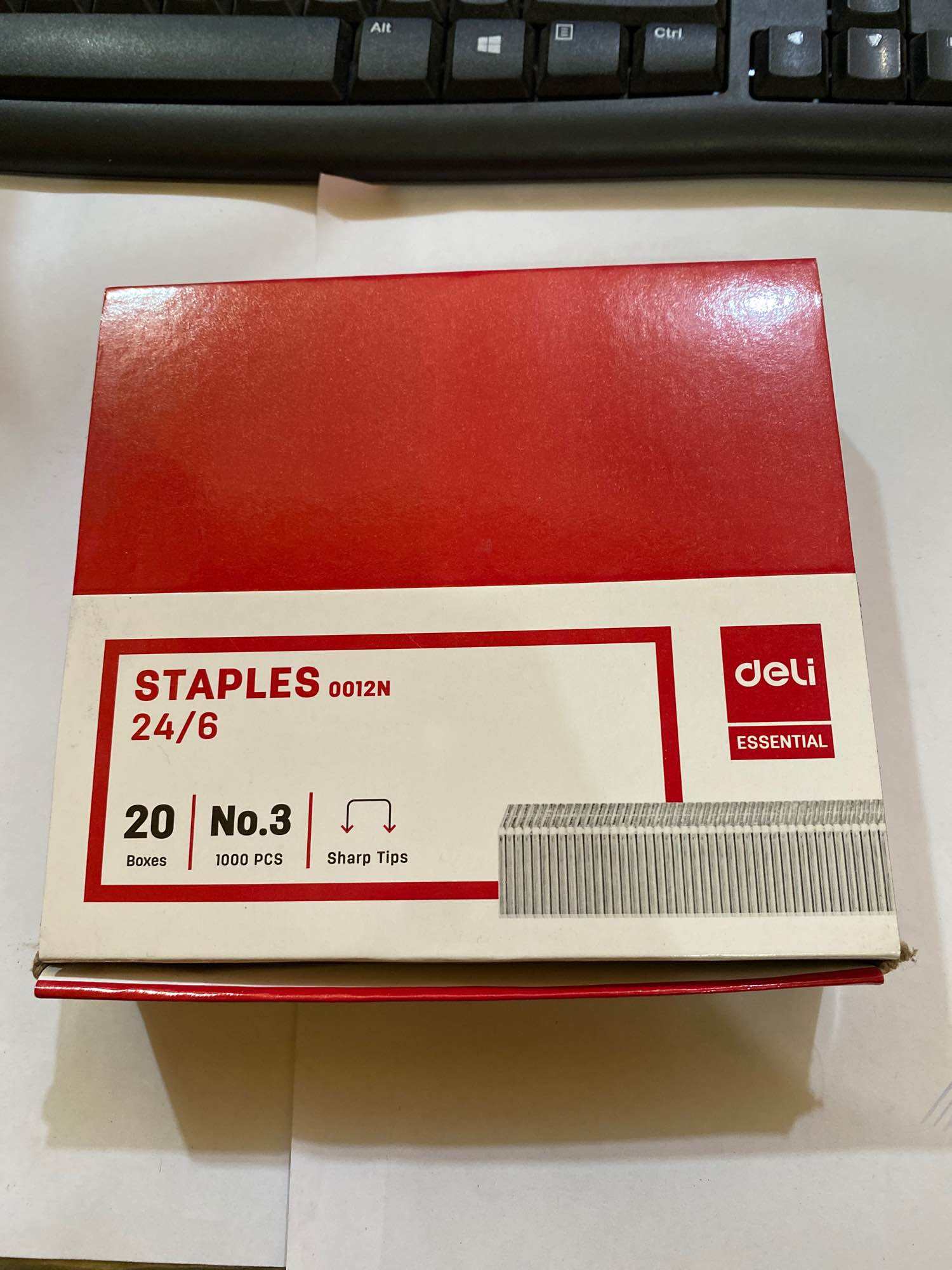 Isi staples deli no.3 ( Besar ) | Lazada Indonesia