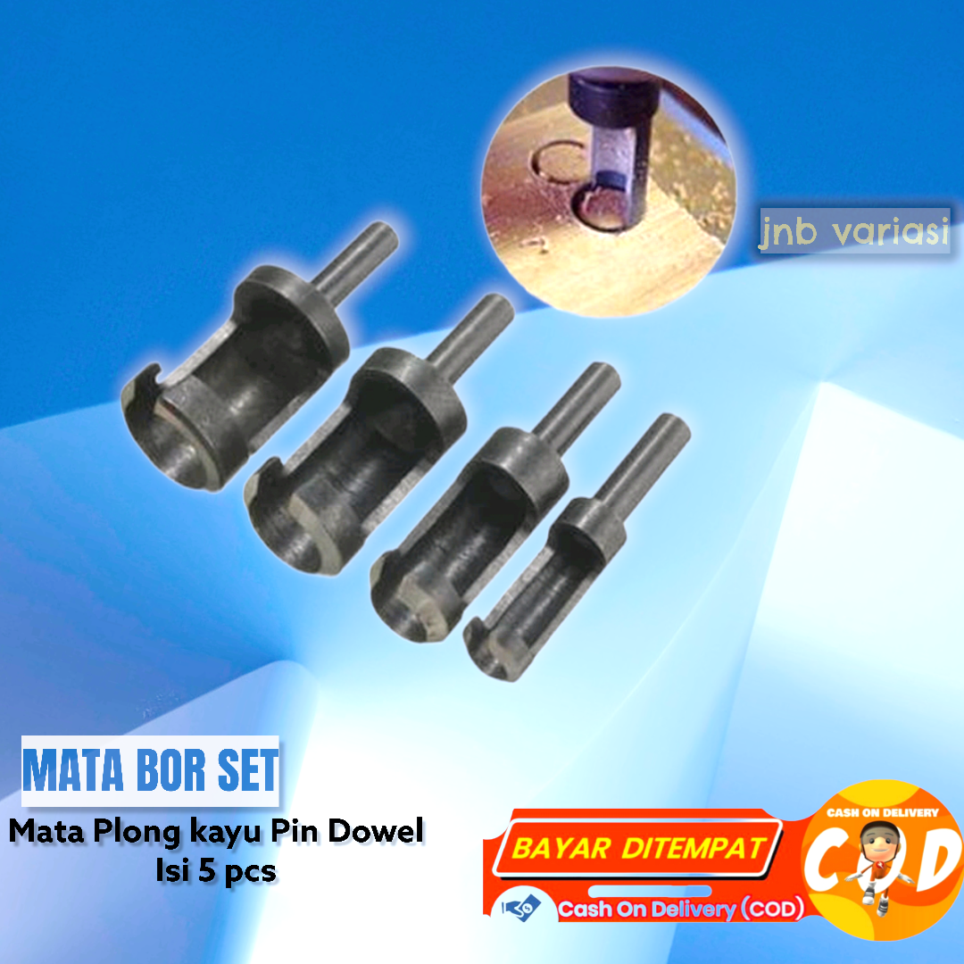 Mata Bor Kayu Plong Pin Dowel set Mata Plong Pin dowel | Lazada Indonesia