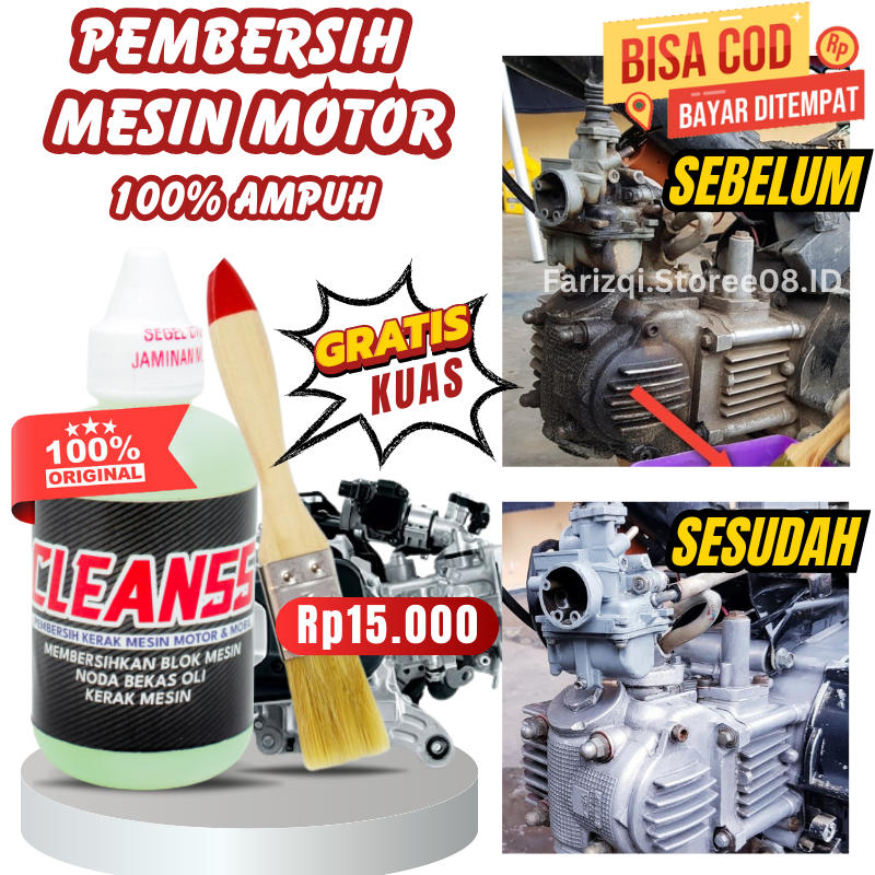 Cairan Pembersih Mesin Motor Dan Mobil Super Ampuh - Penghilang Kerak Karat Kotoran Noda Bekas ...