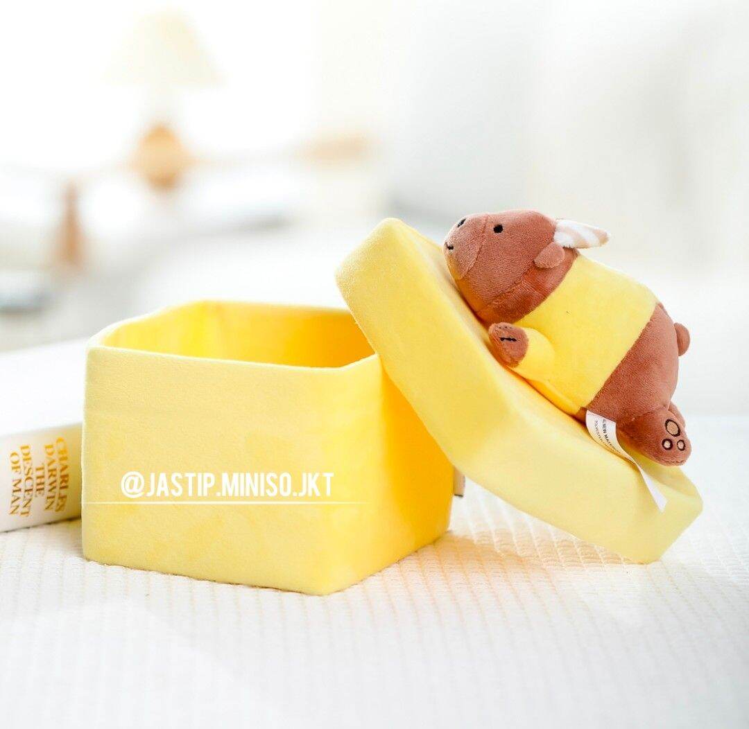 MINISO 🆕 We Bare Bears Boneka Gift Box (size 12x12cm) | Lazada Indonesia