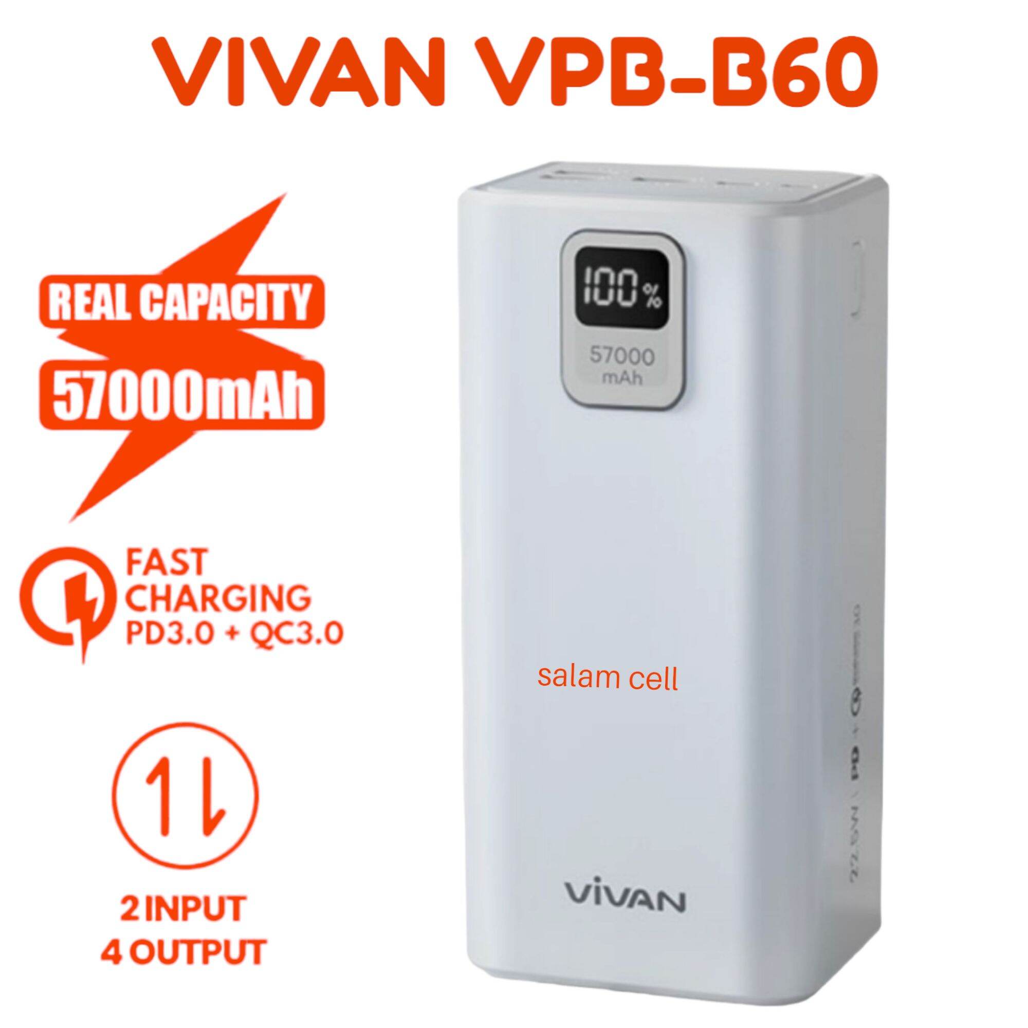 Power Bank VIVAN VPB-B6 57.000mAh Original Garansi Resmi | Lazada Indonesia