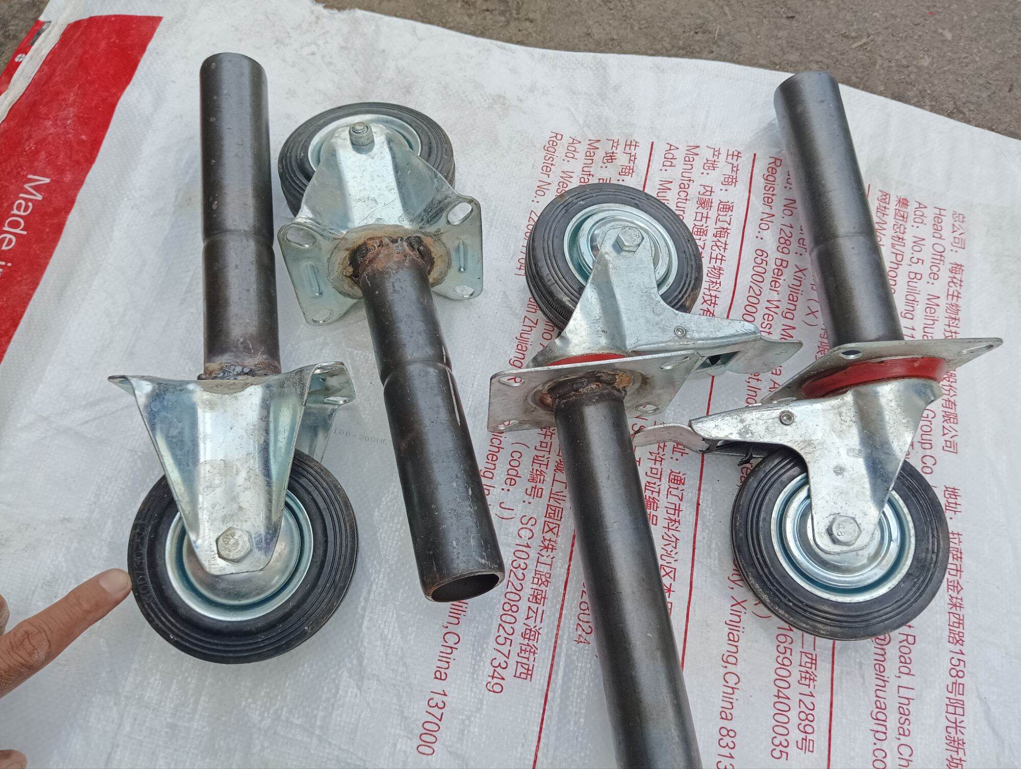 roda steger scaffolding tipe paling hemat ukuran 4 inch kapasitas 1 set ...