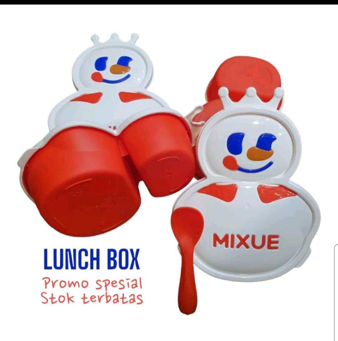 Kotak Makan Anak Mixue Merah Putih | Lazada Indonesia