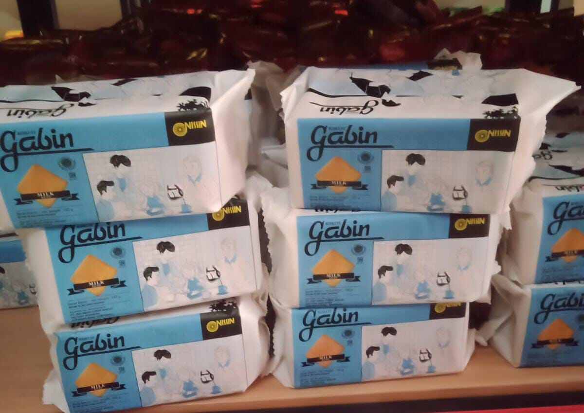 Kue gabin nissin rasa susu berat 140 Gram wafer terbaru 2023 | Lazada ...
