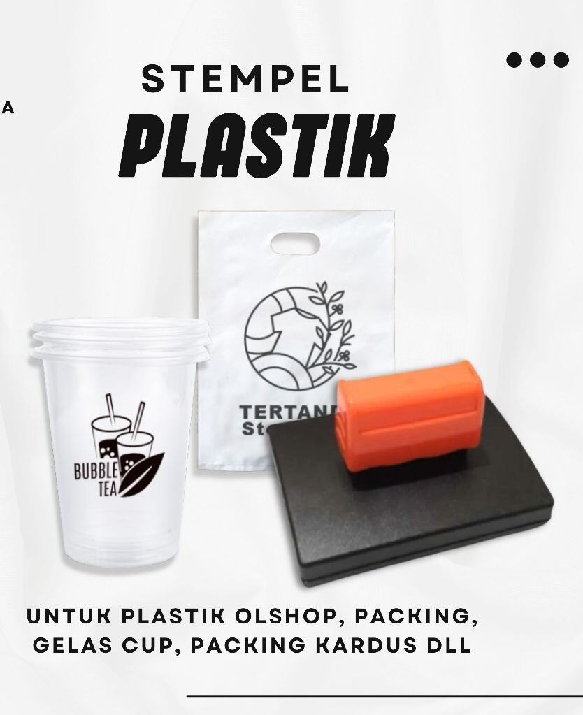 Stempel Plastik, Stempel Cup, Stempel Sterofoam | Lazada Indonesia