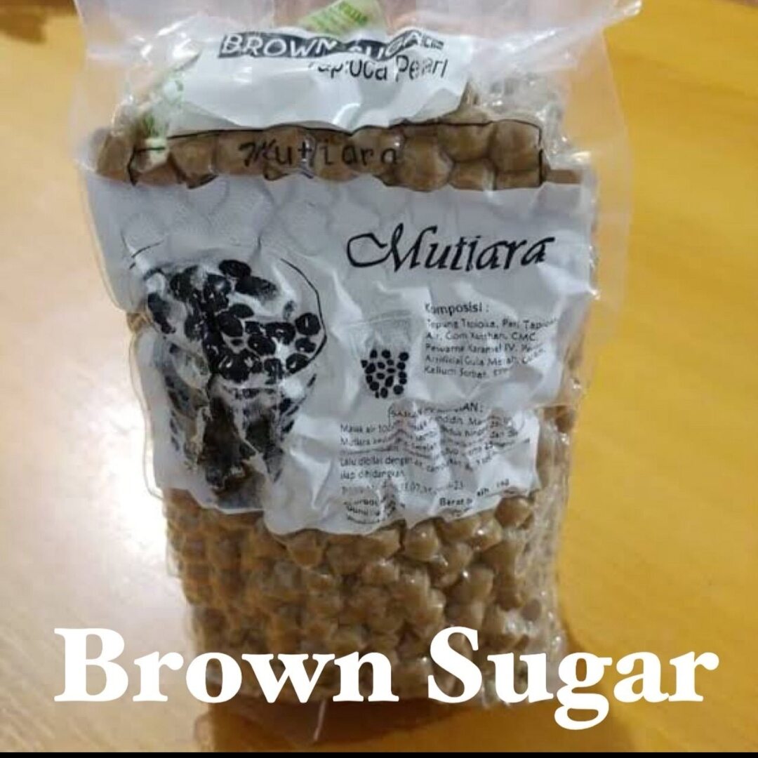 Bubble Tapioka Pearl Boba Aneka Rasa Kemasan 1kg Varian Brown Sugar ...