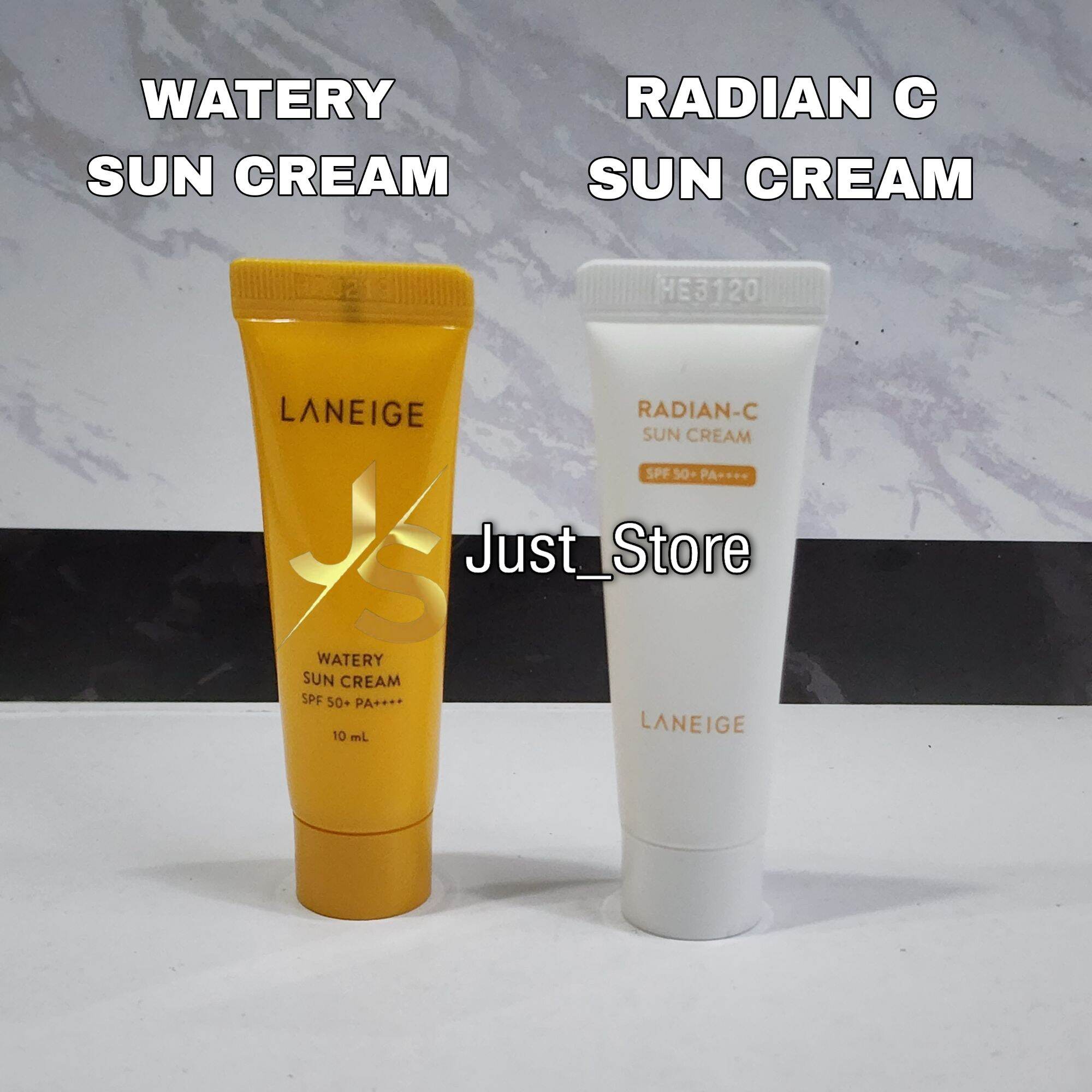 LANEIGE - Radian C Sun Cream / Watery Sun Cream 10ml | Lazada Indonesia