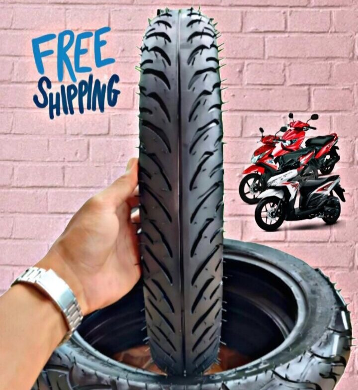 ban metic sepasang depan belakang ukuran 80/90-14 dan 90/90-14 ban beat ...