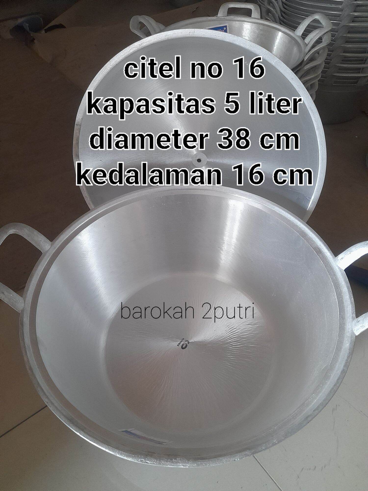 citel panci katel 5 liter alumunium tebal | Lazada Indonesia