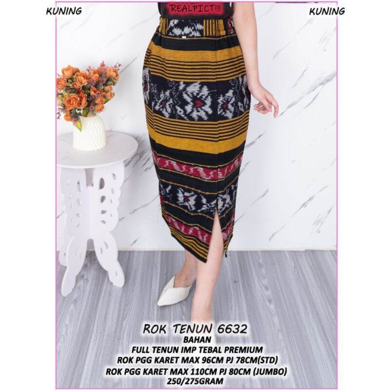 ROK SPAN TENUN LURUS, ROK KANTOR, ROK 7/8 BELAH SAMPING | Lazada Indonesia