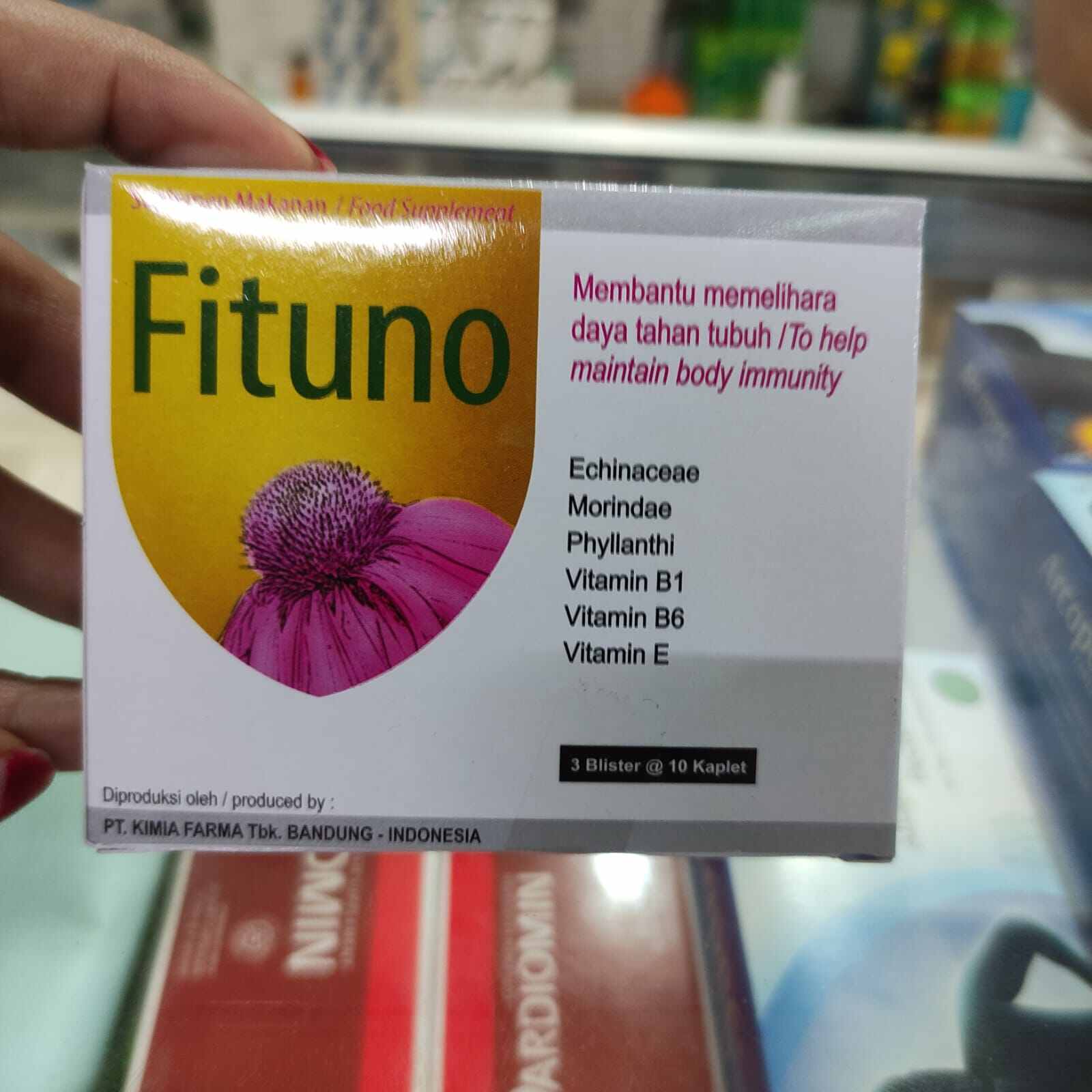 fituno vitamin daya tahan tubuh 3x10 kaplet | Lazada Indonesia