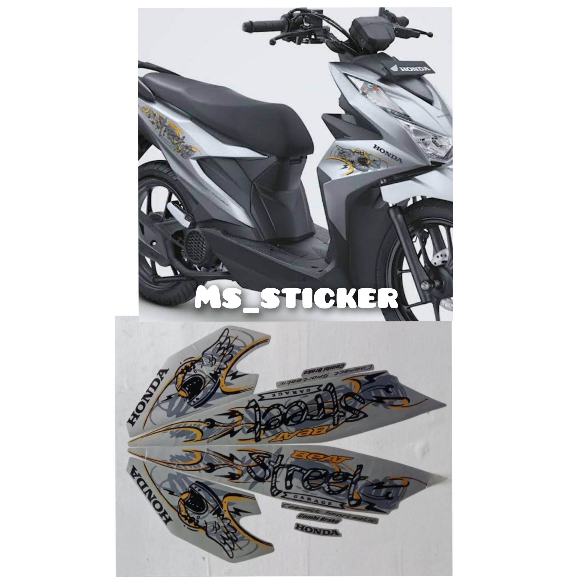 Sticker Striping Beat Street Silver 2020 2021 | Lazada Indonesia