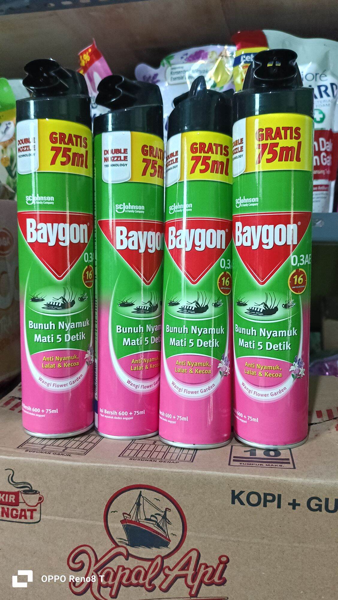 Baygon Wangi Flower Garden Ukuran 600ml | Lazada Indonesia