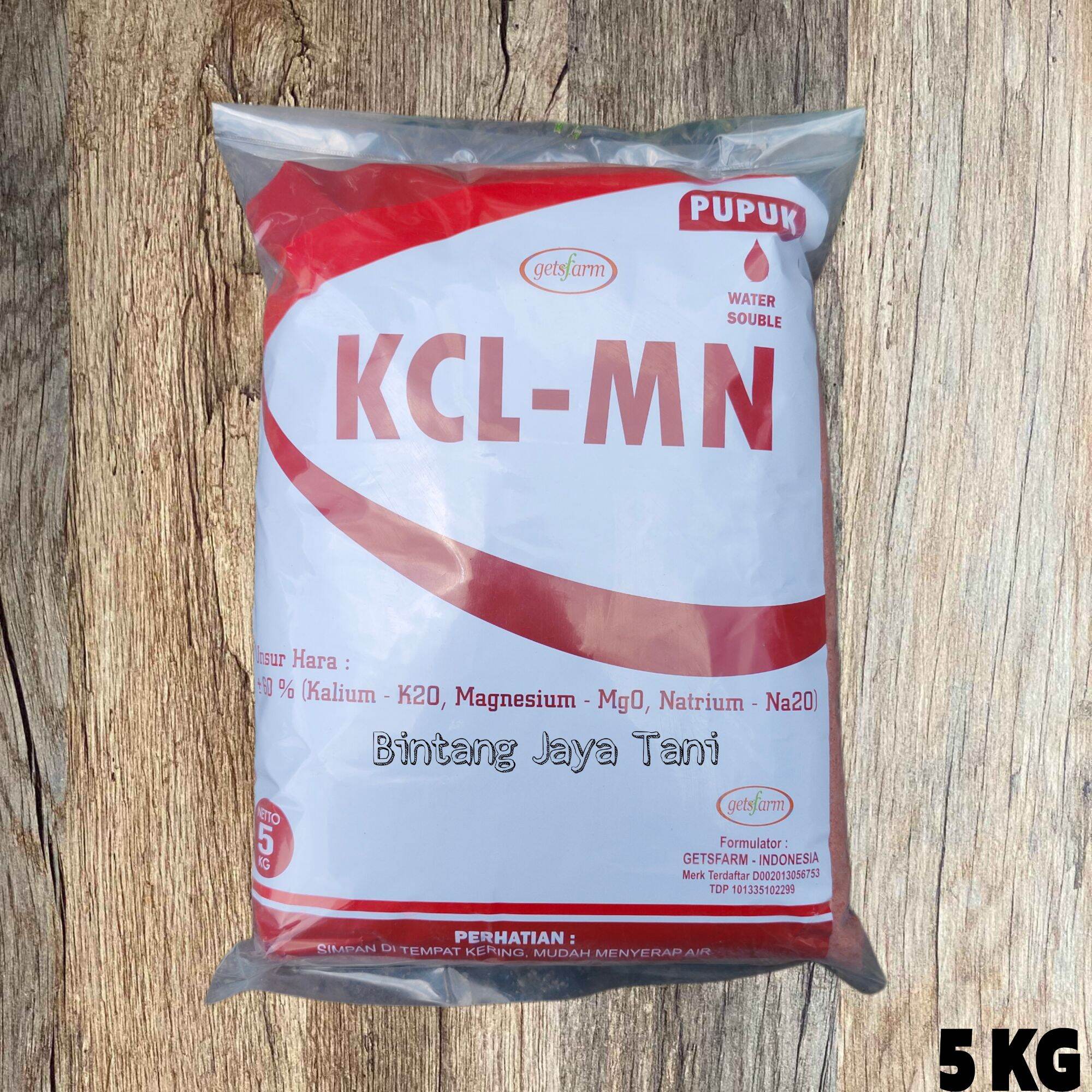 KCL-MN 5 KG / PUPUK KCL / 60% KALIUM K20 - MAGNESIUM Mg0 - NATRIUM - NA20/ Kalium Super Tingi ...
