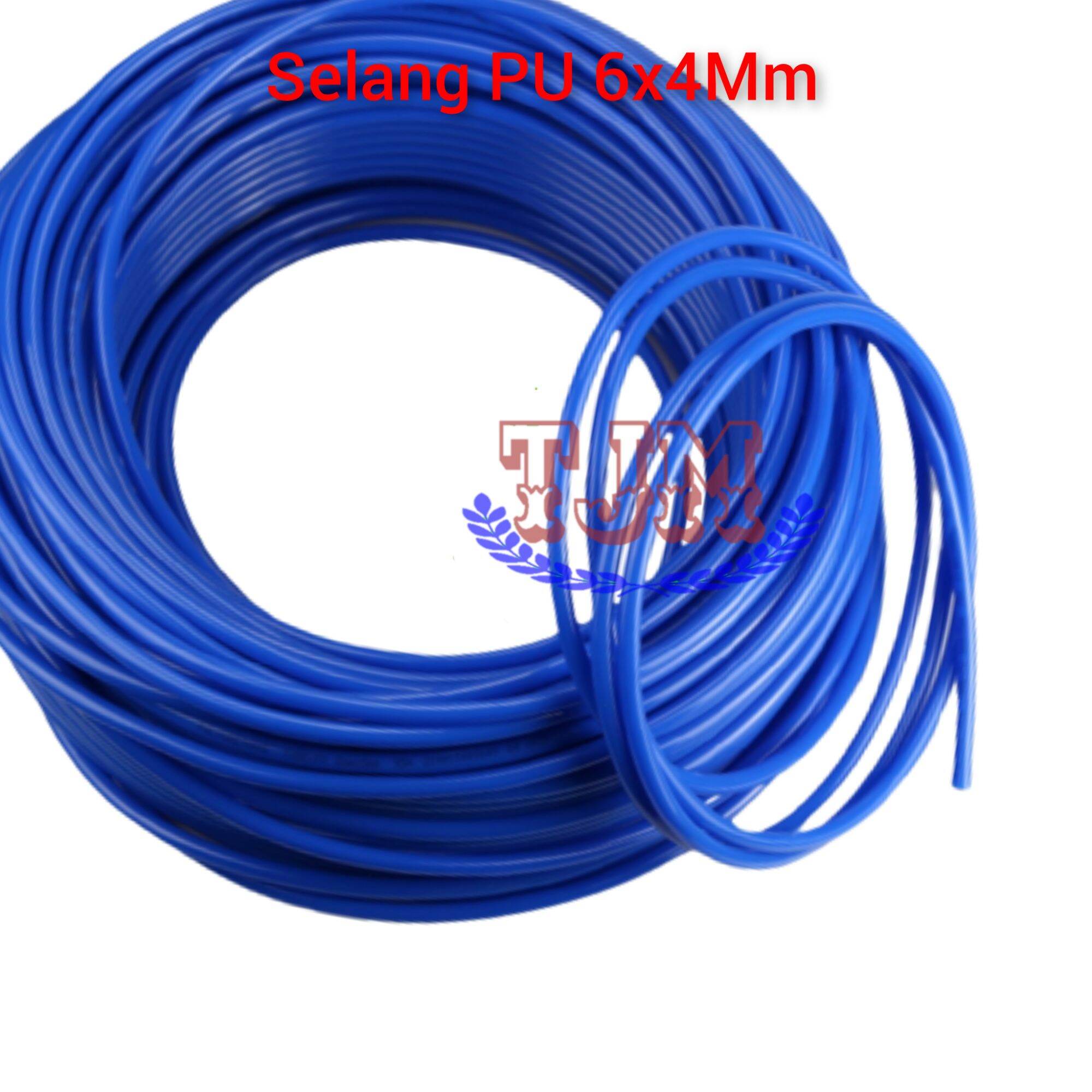 Selang Angin 6x4 Mm 10 Meter Selang PU Selang Polyurethane 6mm x 4 mm ...