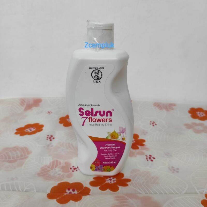 Shampoo Selsun 7 Flowers Sampo 7 Herbal 200Ml Shampo Anti Ketombe ...